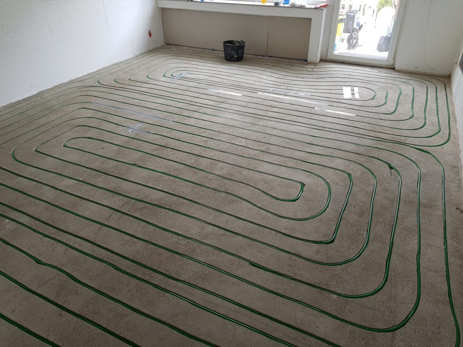 Fräsen einer Fußbodenheizung anfragen - Lecking Sanitär